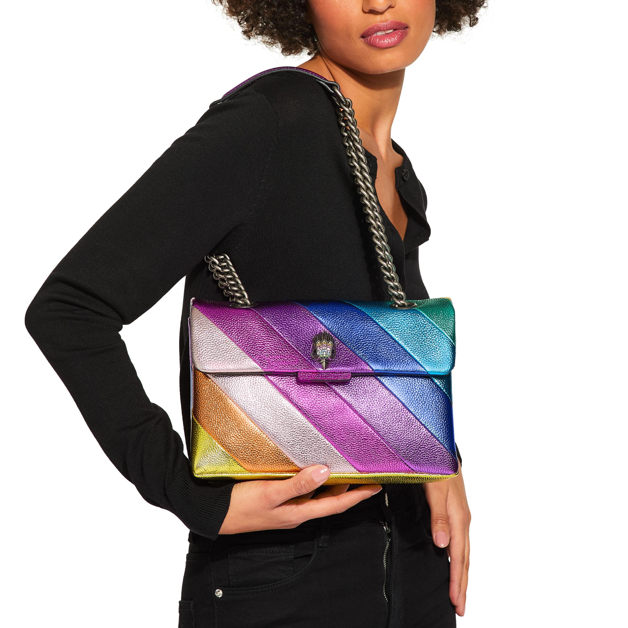 LEATHER KENSINGTON BAG - KURT GEIGER LONDON DAY BAGS