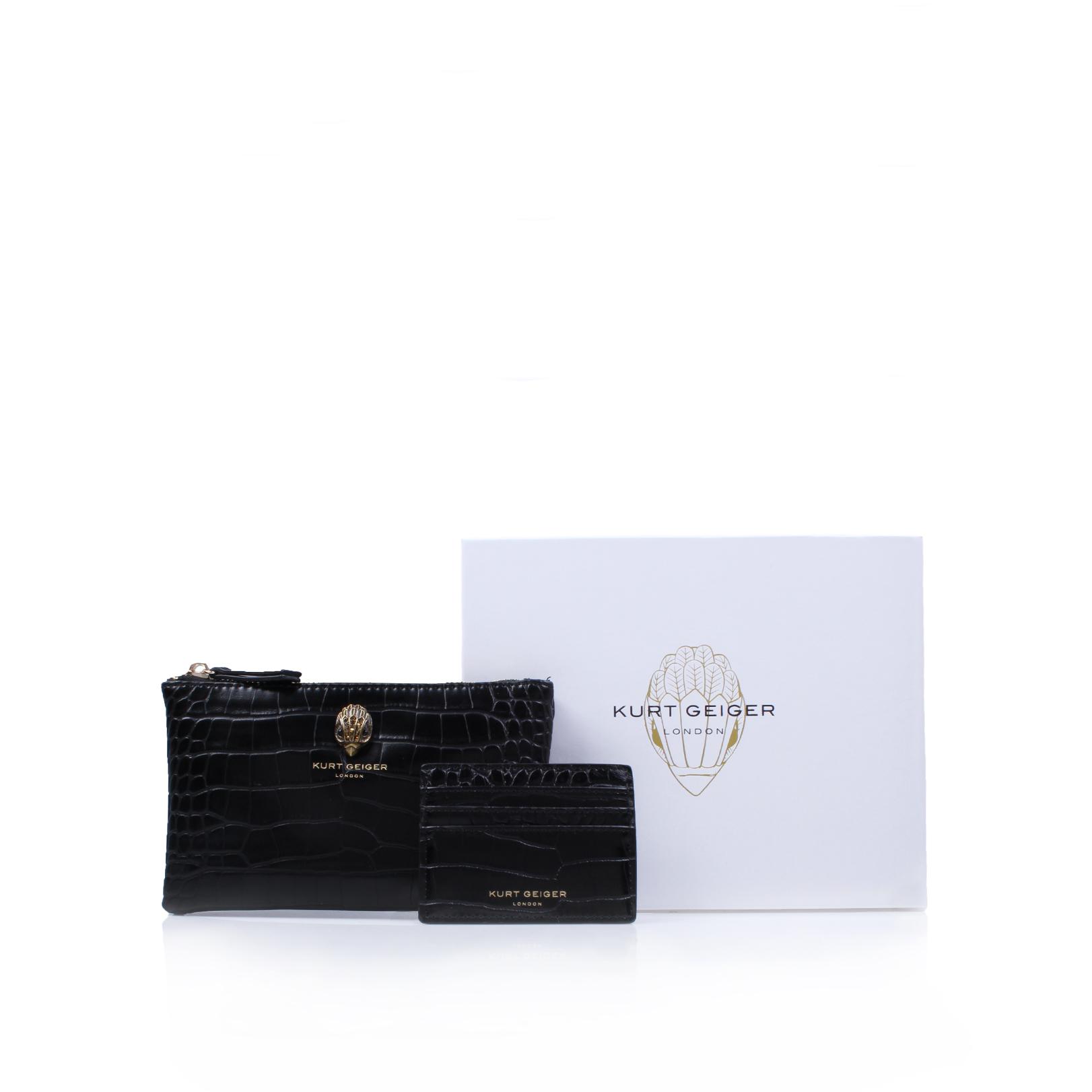 POUCH GIFT SET - KURT GEIGER LONDON SMALL LEATHER GOODS