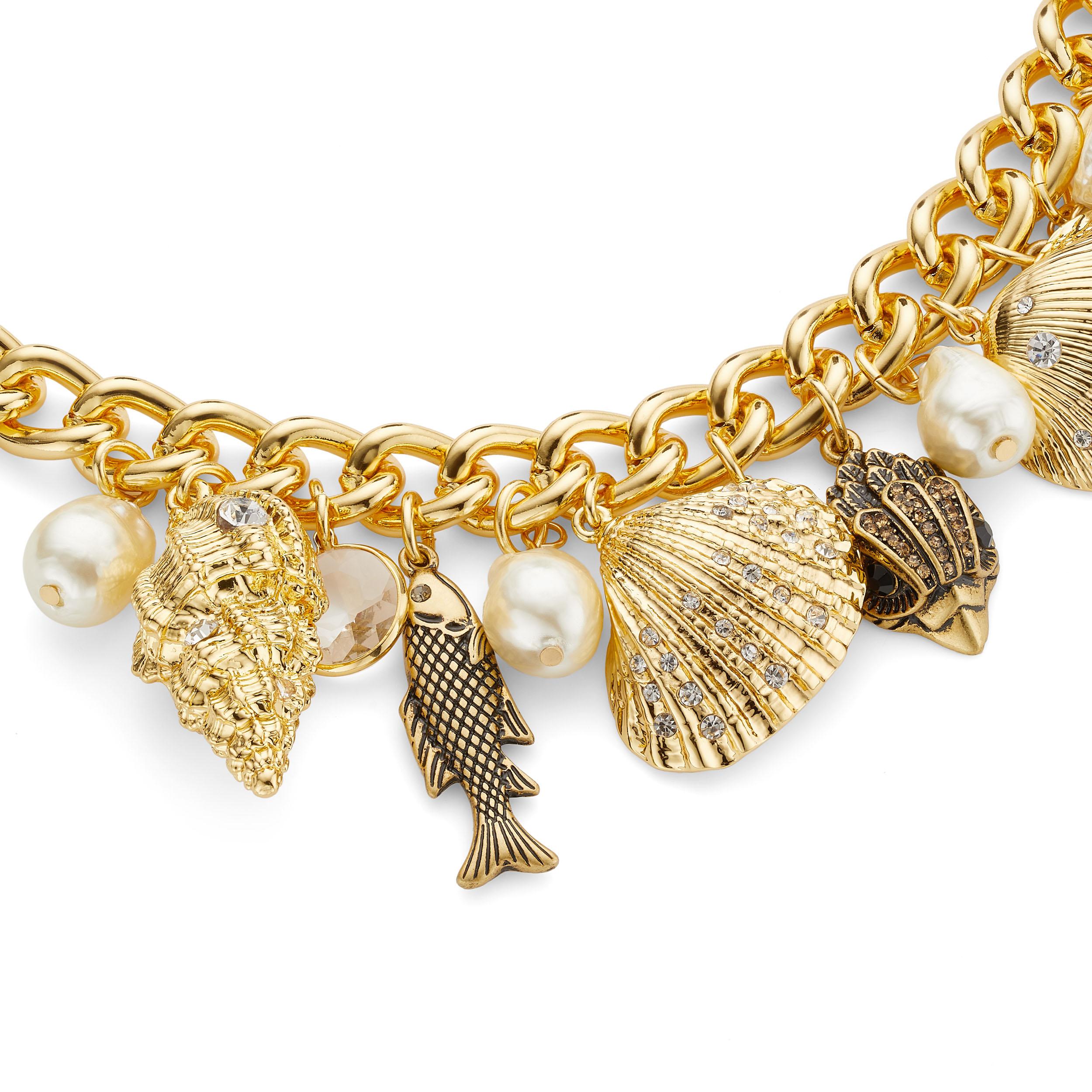 SHORE CHARM NECKLACE - KURT GEIGER LONDON JEWELLRY