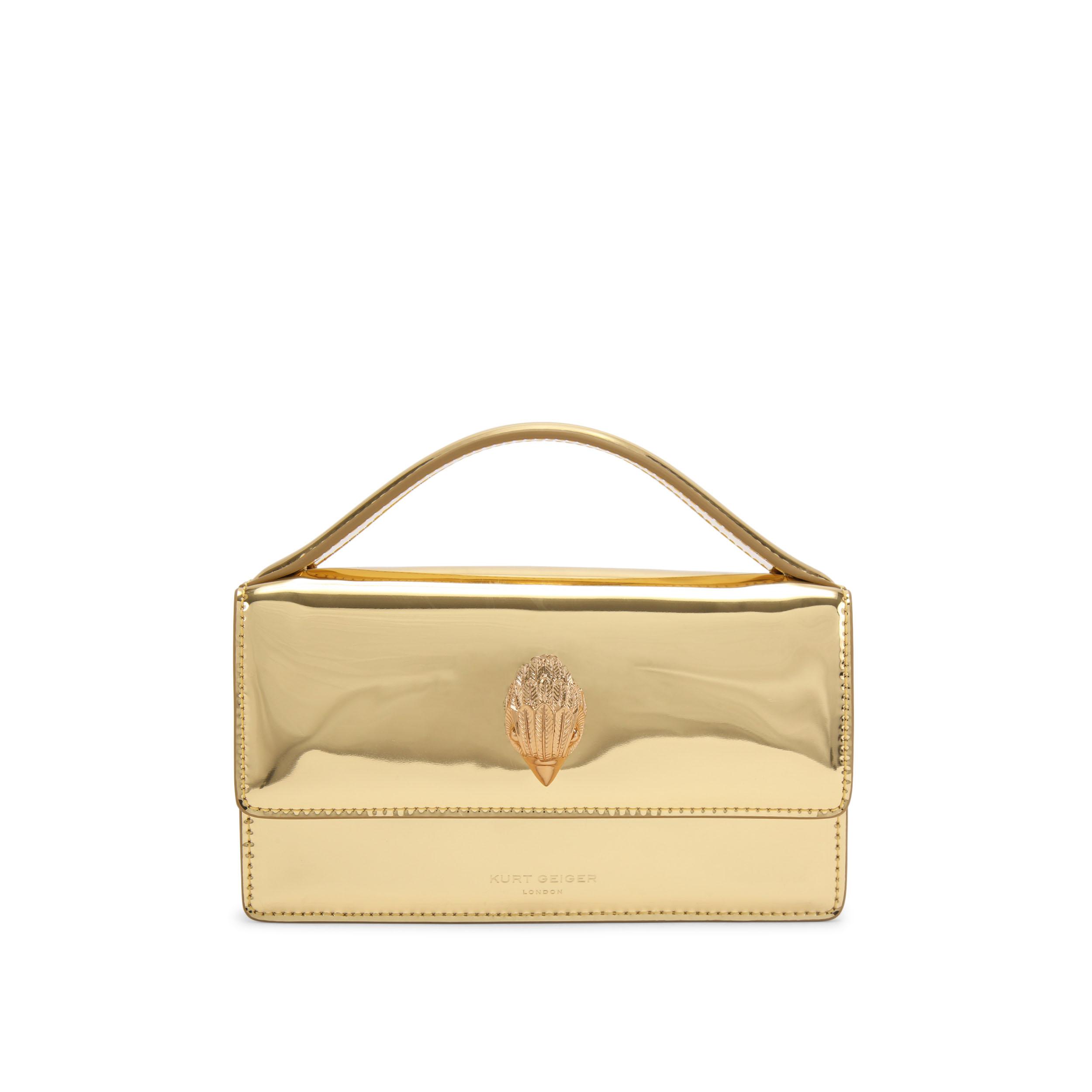 SM BOND TOP HANDLE BAG - KURT GEIGER LONDON DAY BAGS
