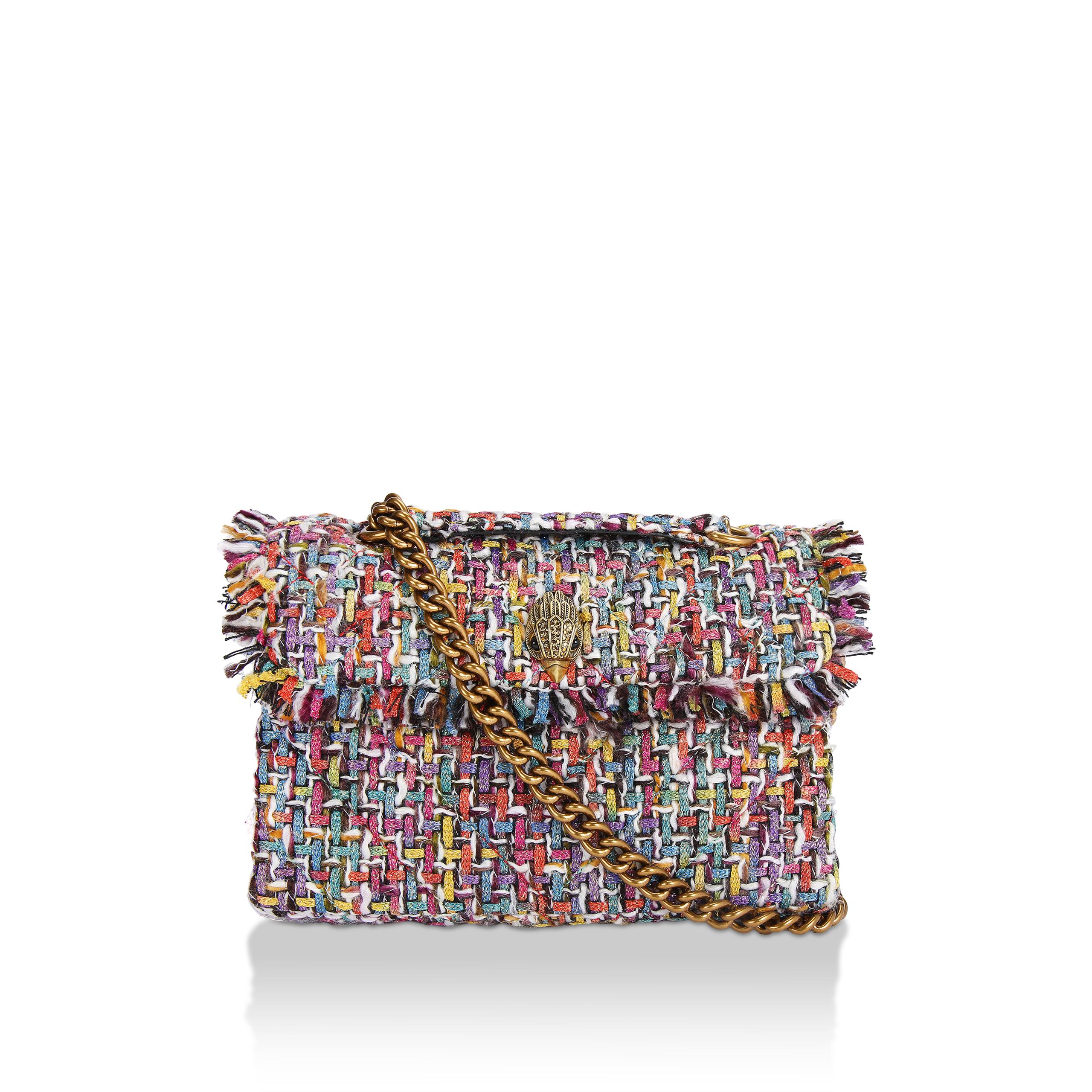 TWEED KENSINGTON BAG - KURT GEIGER LONDON DAY BAGS