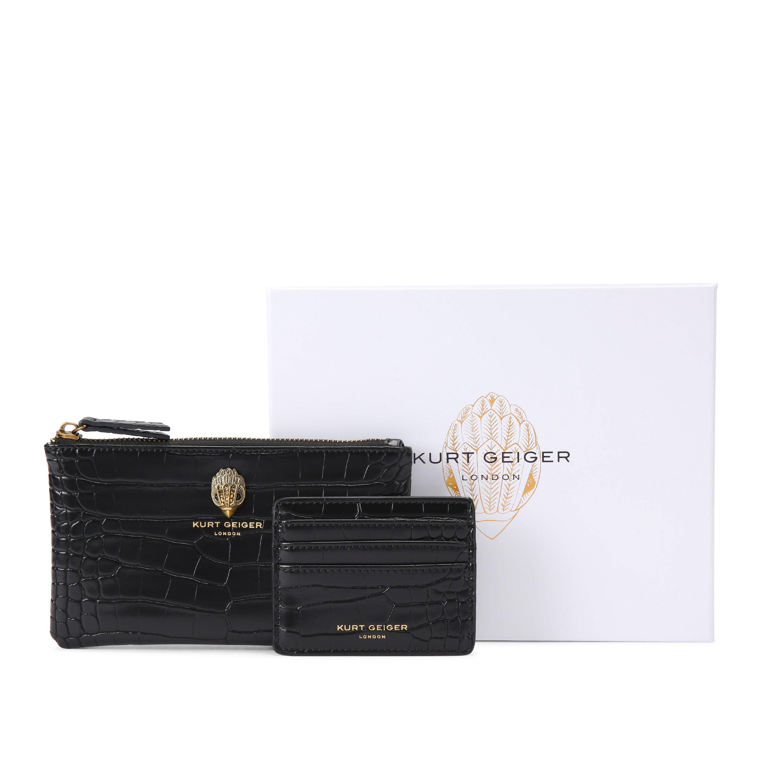 POUCH GIFT SET - KURT GEIGER LONDON SMALL LEATHER GOODS
