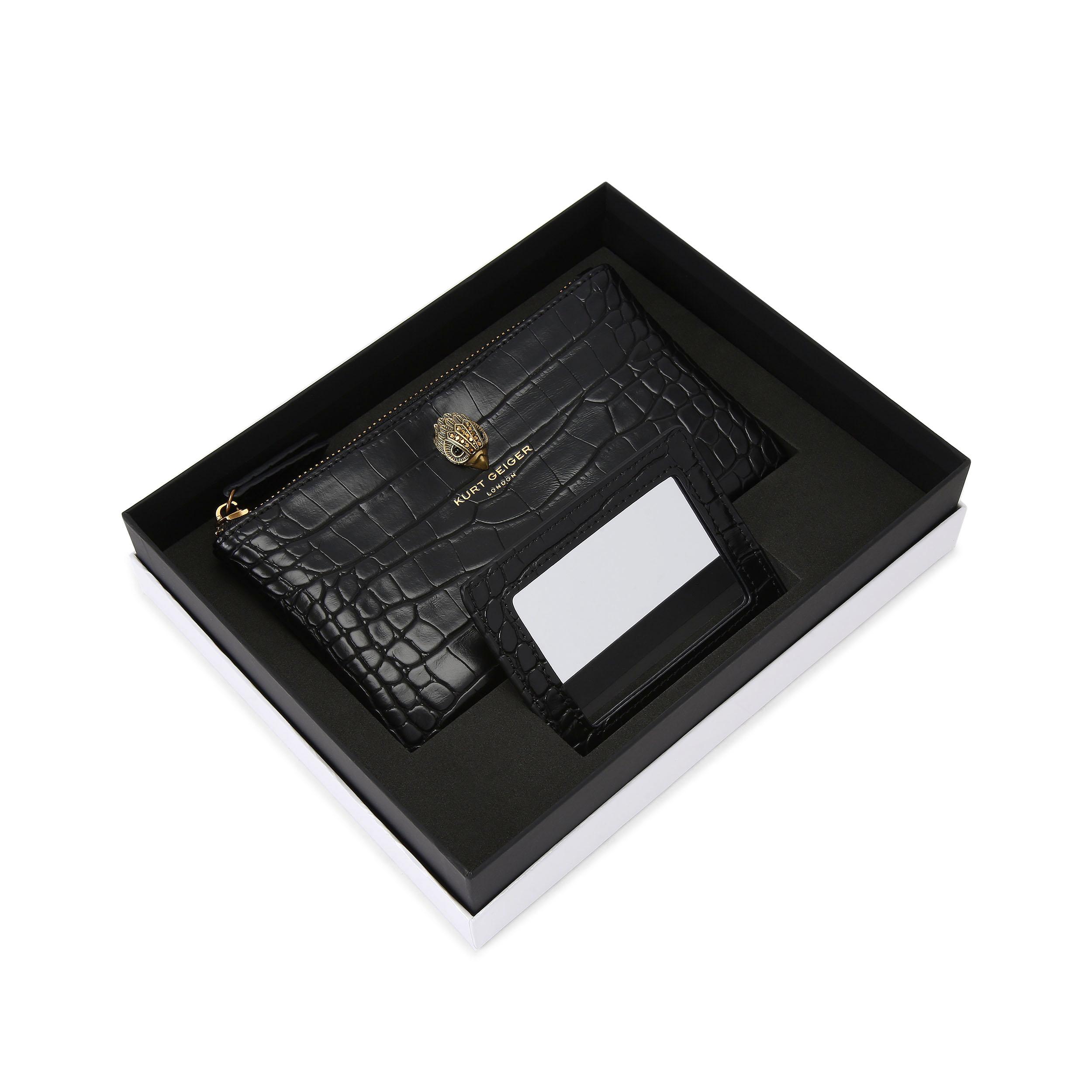 POUCH GIFT SET - KURT GEIGER LONDON SMALL LEATHER GOODS
