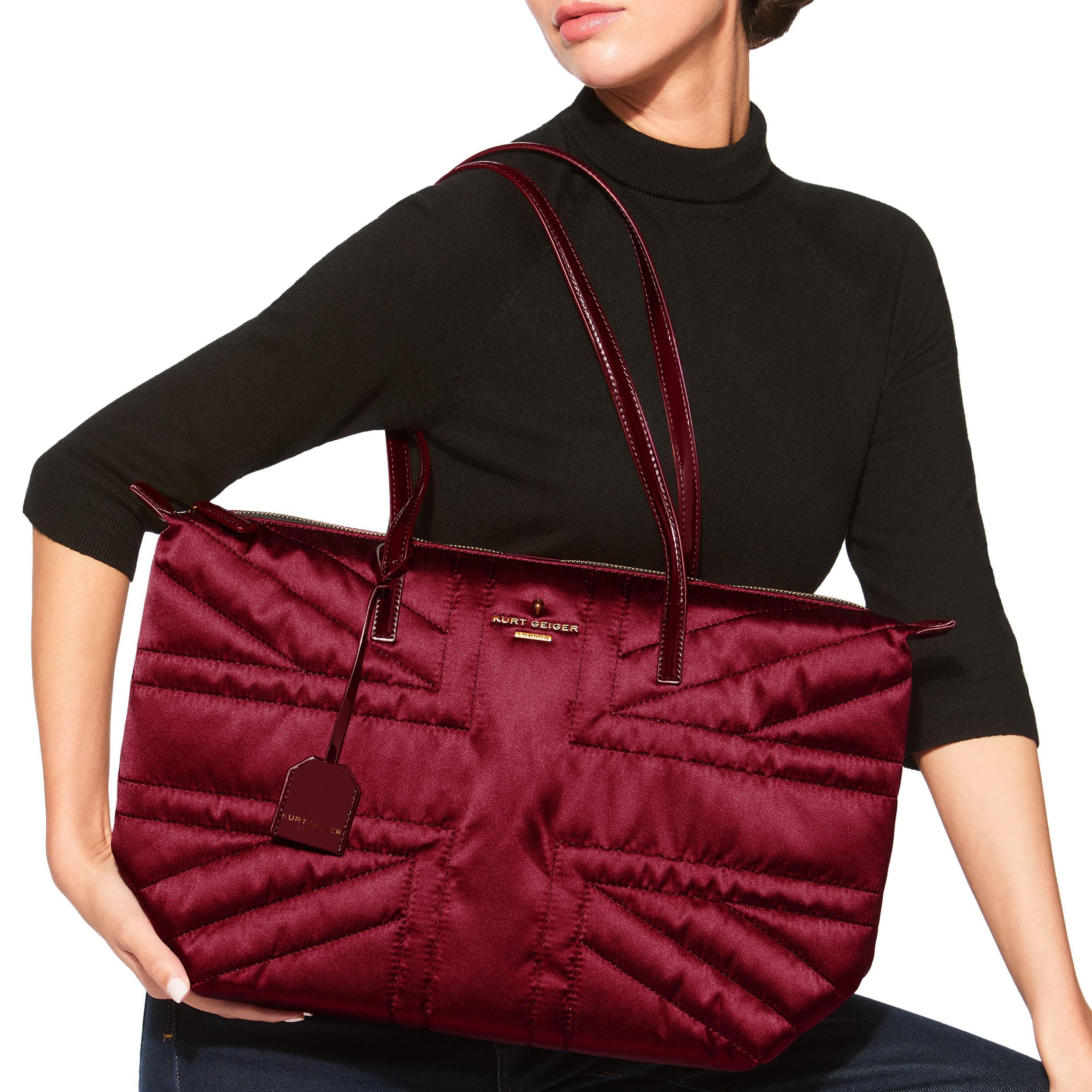 UJ NYLON SHOPPER - KURT GEIGER LONDON DAY BAGS