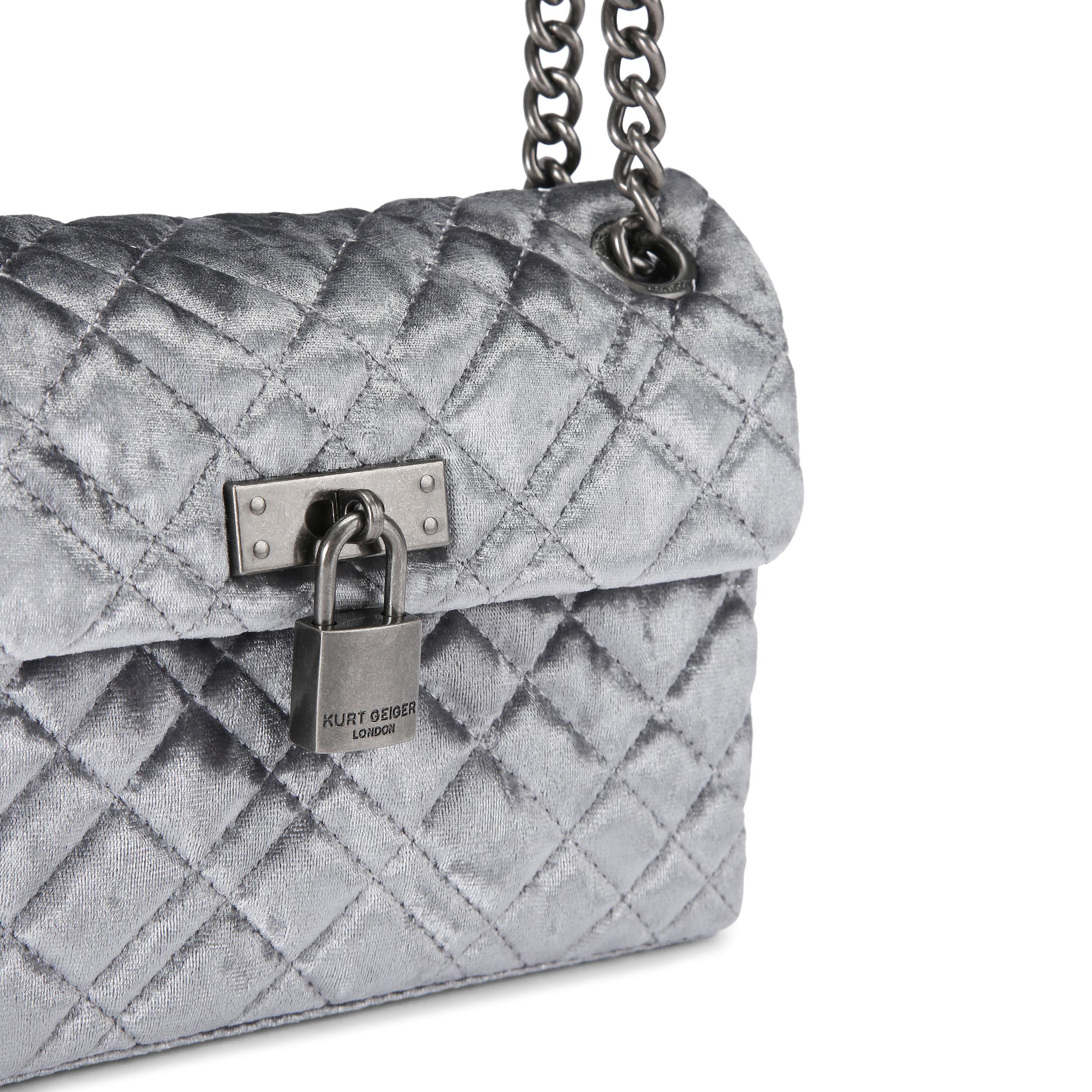 VELVET MINI BRIXTON - KURT GEIGER LONDON EVENING BAGS