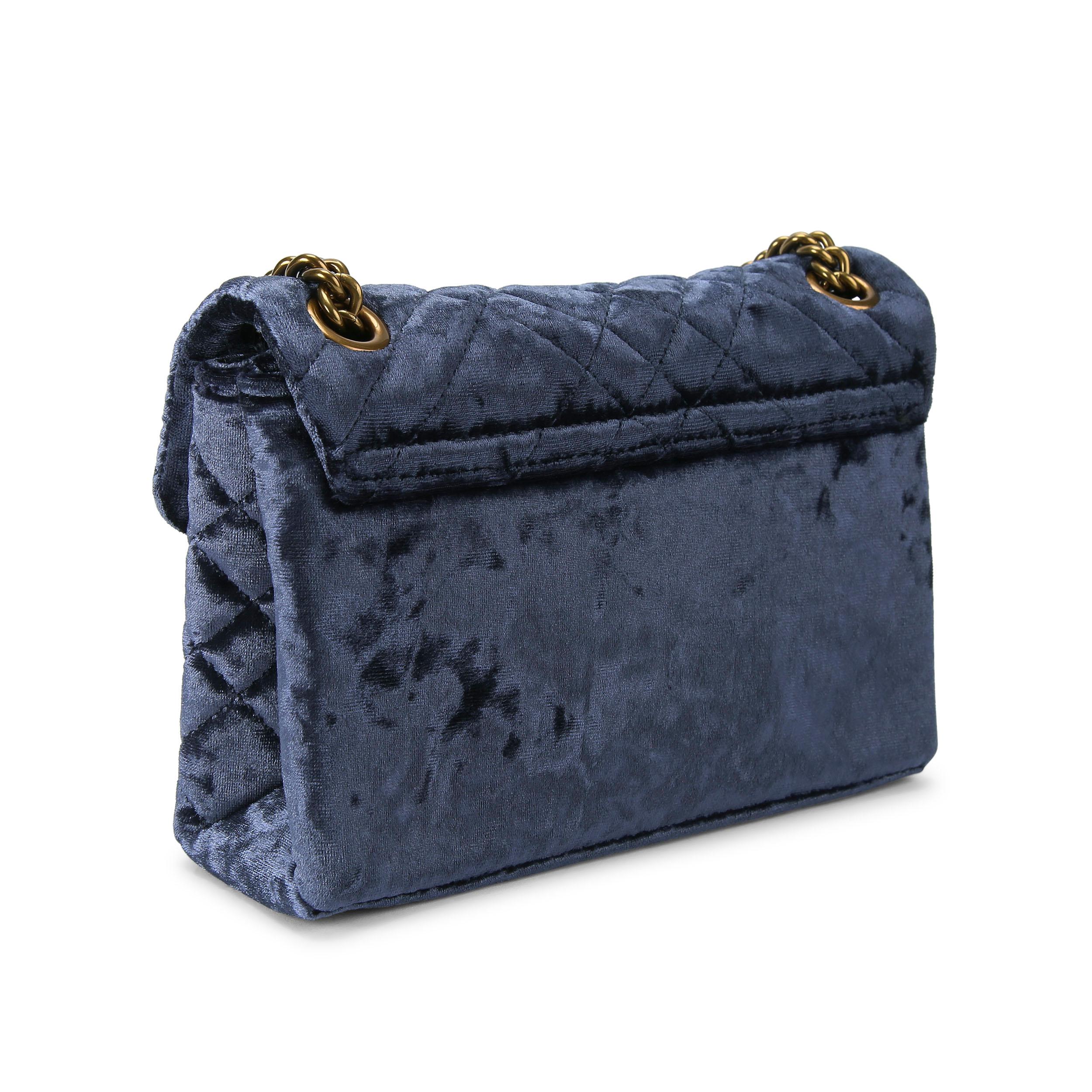 VELVET MINI BRIXTON - KURT GEIGER LONDON EVENING BAGS