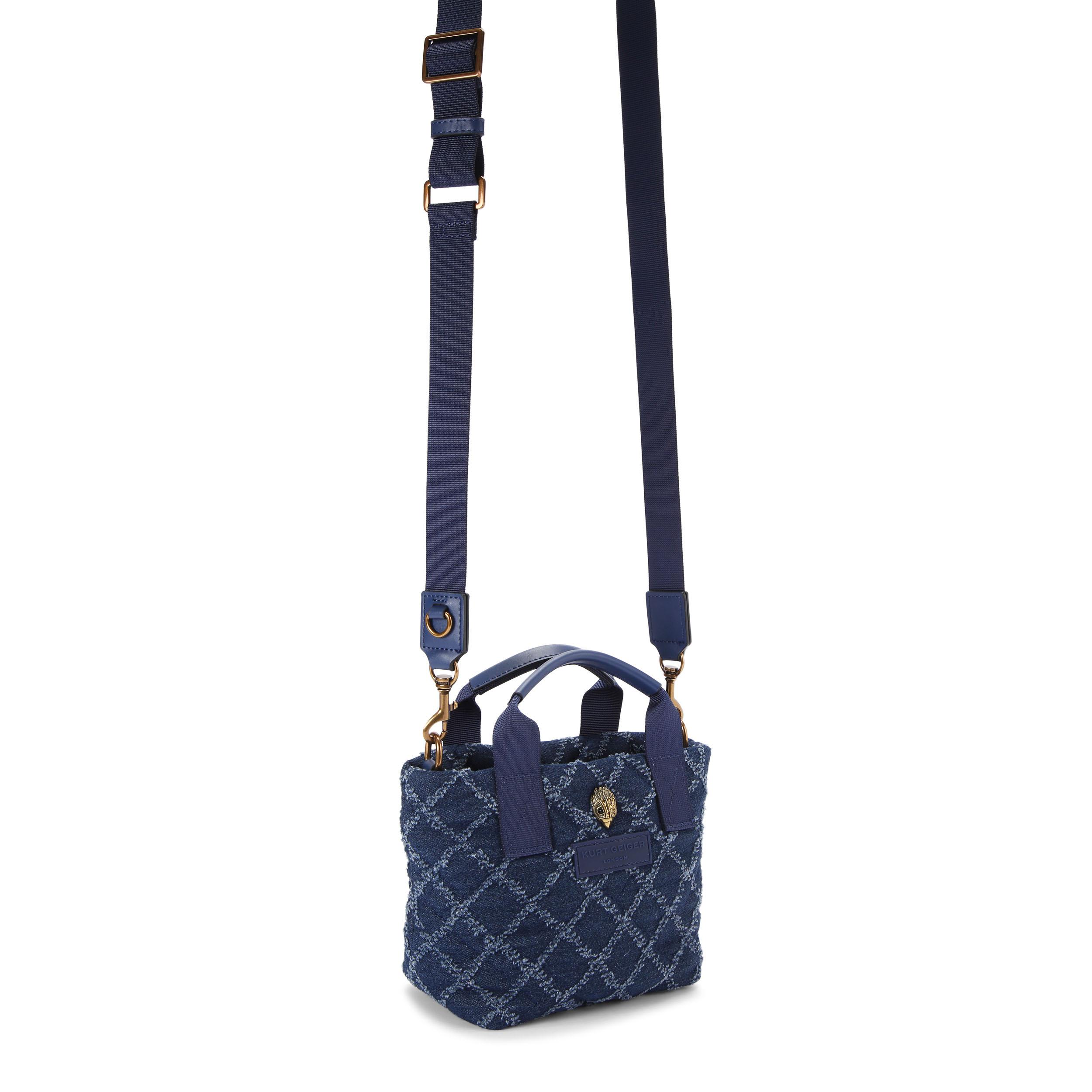 XS DENIM SHOPPER - KURT GEIGER LONDON DAY BAGS