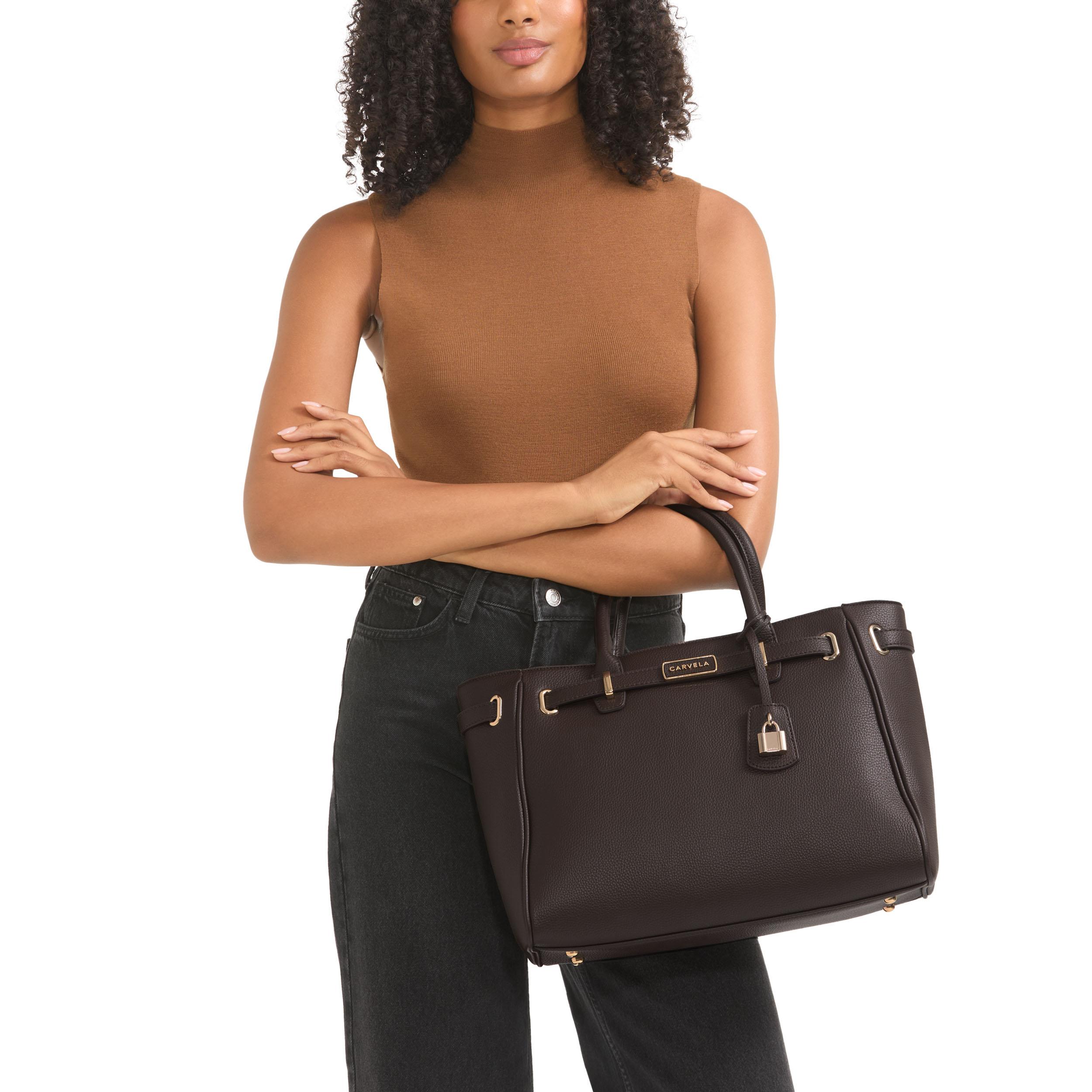 VIOLET BELTED TOTE - CARVELA HANDBAGS