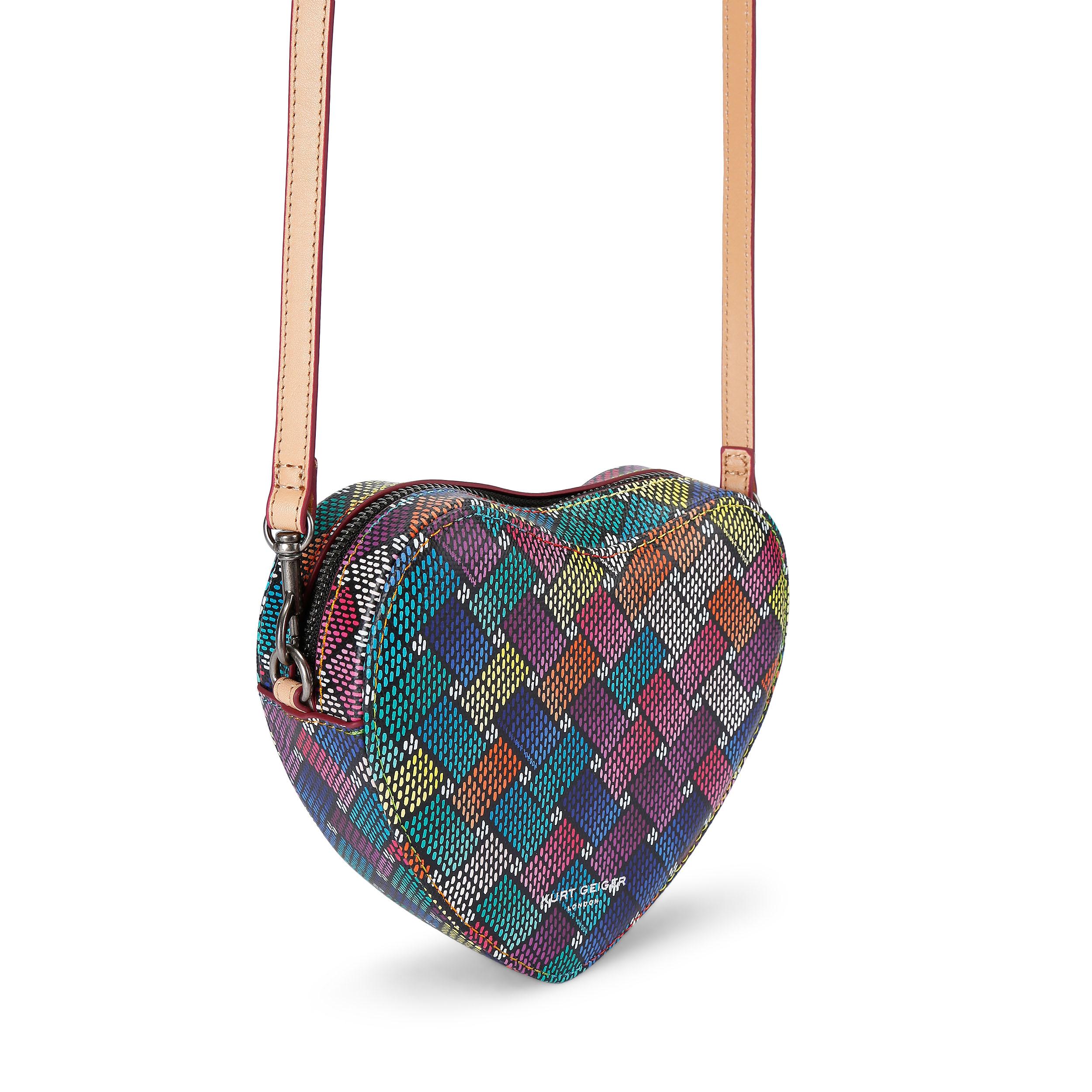 CAMDEN HEART XBODY - KURT GEIGER LONDON EVENING BAGS