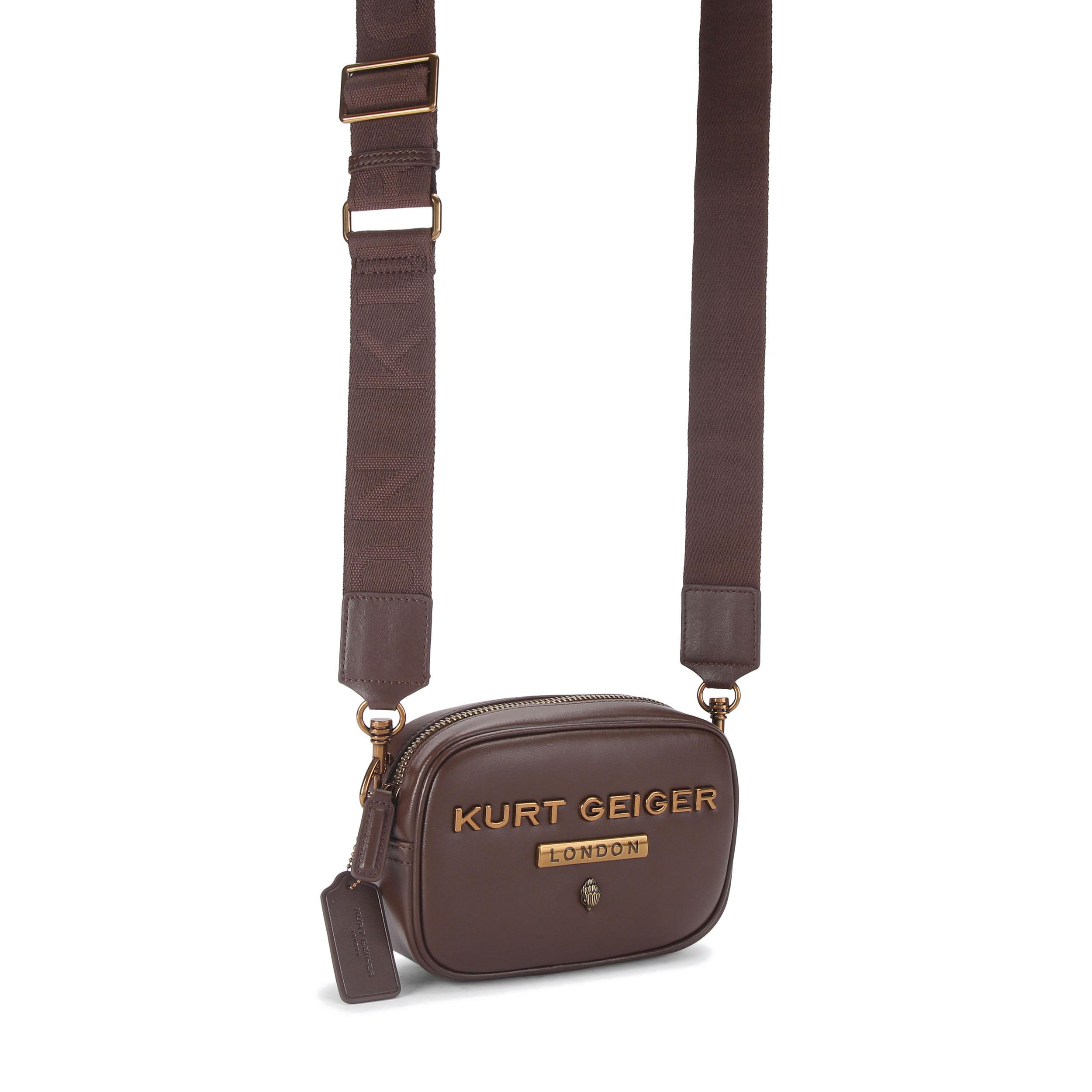 ANGEL LOGO CAMERA BAG - KURT GEIGER LONDON DAY BAGS