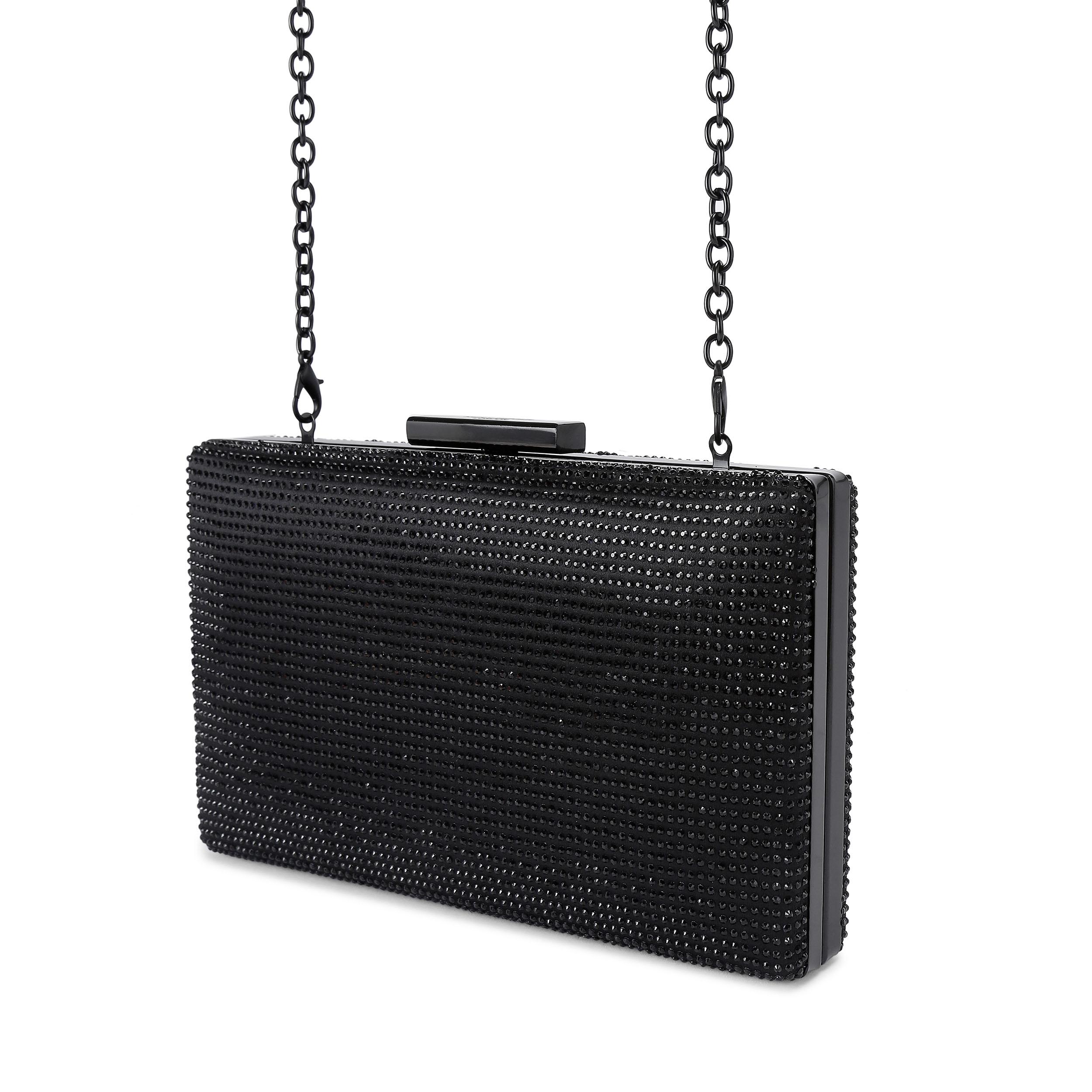 CRYSTAL BOX CLUTCH - KURT GEIGER LONDON EVENING BAGS