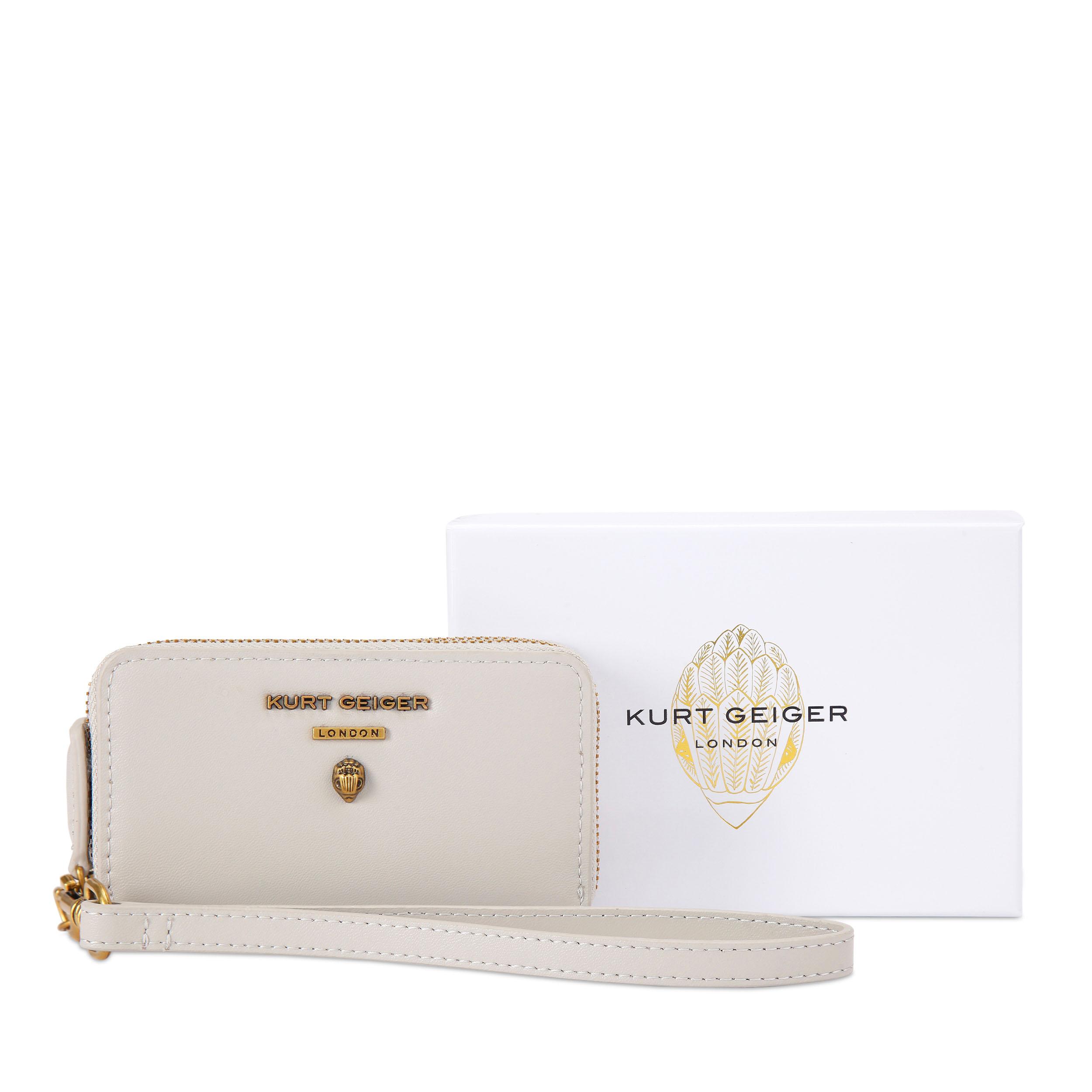 HAMPSTEAD SM 2ZIP WALLET - KURT GEIGER LONDON SMALL LEATHER GOODS