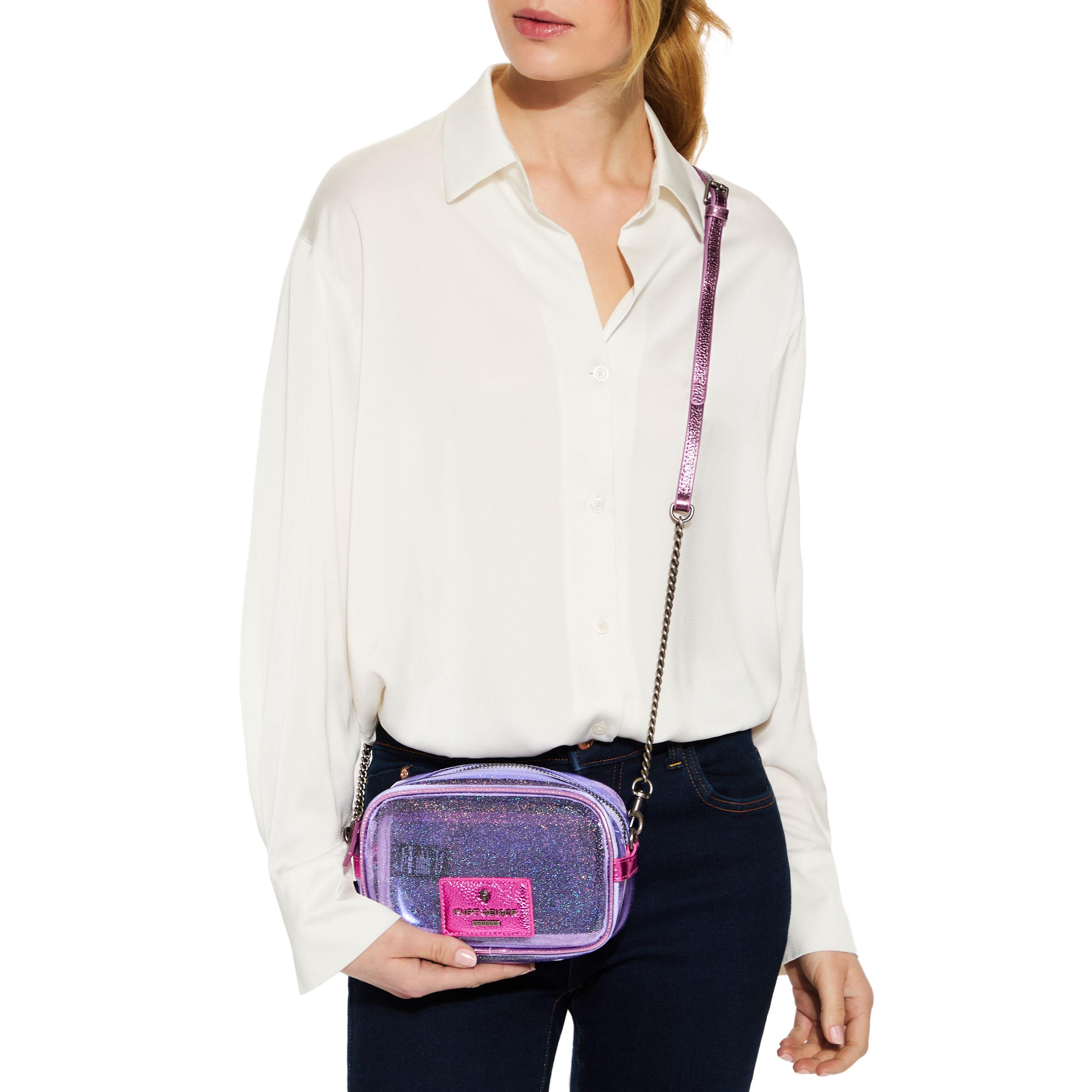 CHISWICK VINYL CAMERA - KURT GEIGER LONDON DAY BAGS