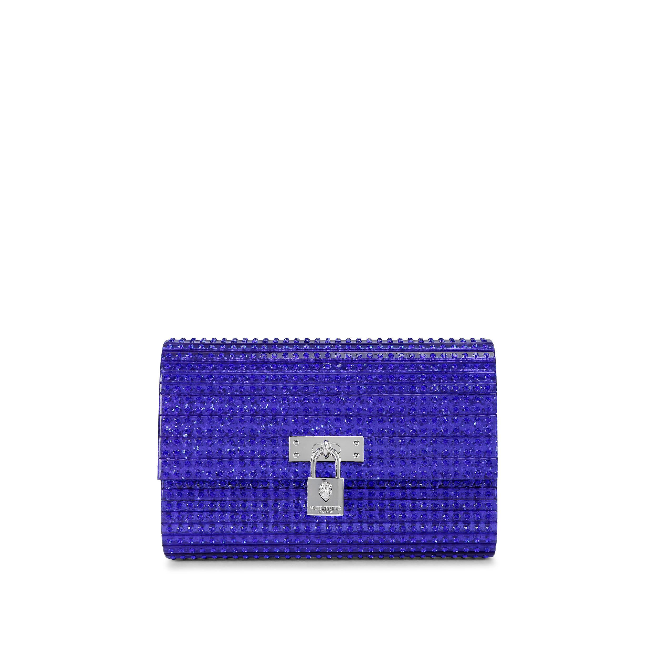 BRIXTON LOCK PARTY CLUTCH - KURT GEIGER LONDON EVENING BAGS