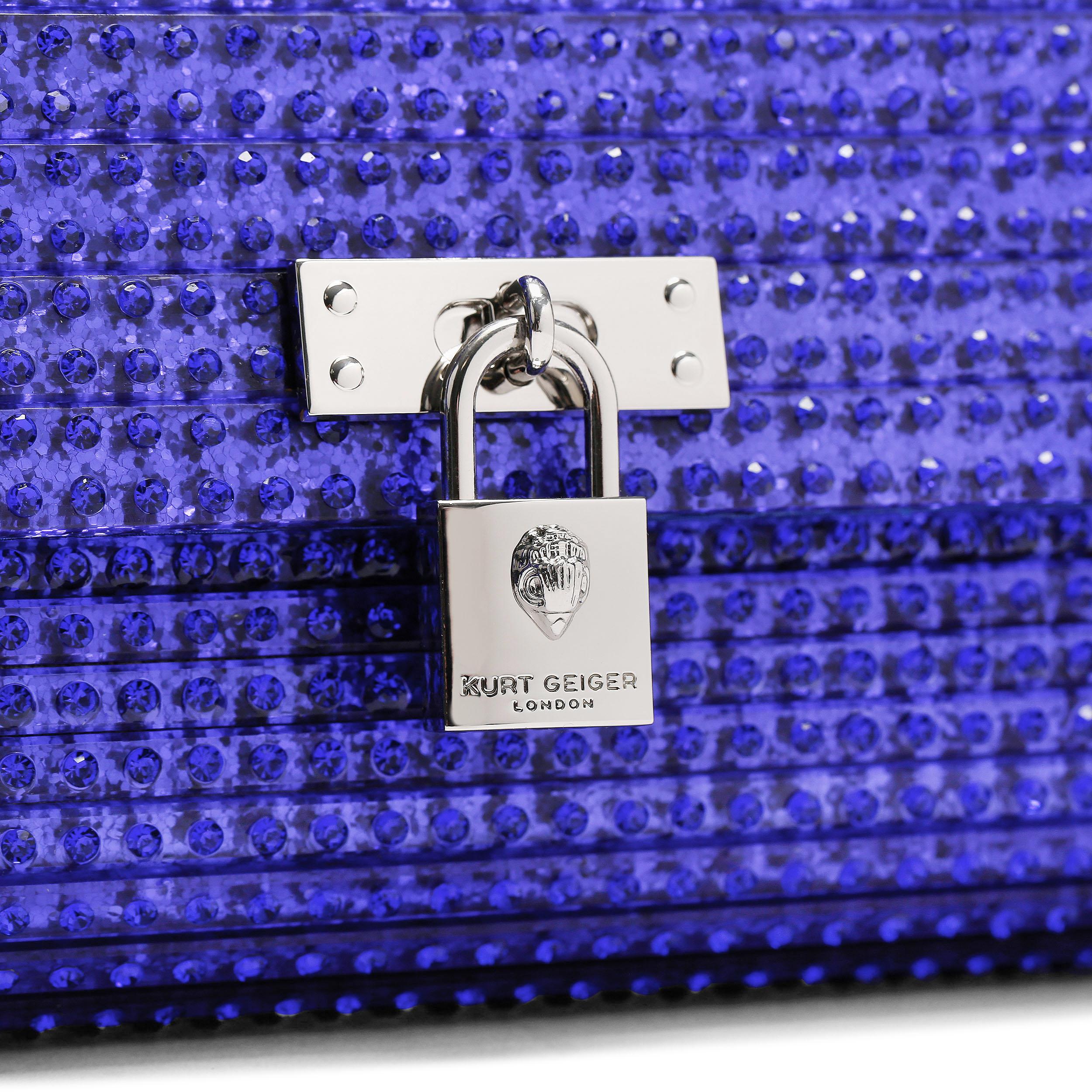 BRIXTON LOCK PARTY CLUTCH - KURT GEIGER LONDON EVENING BAGS