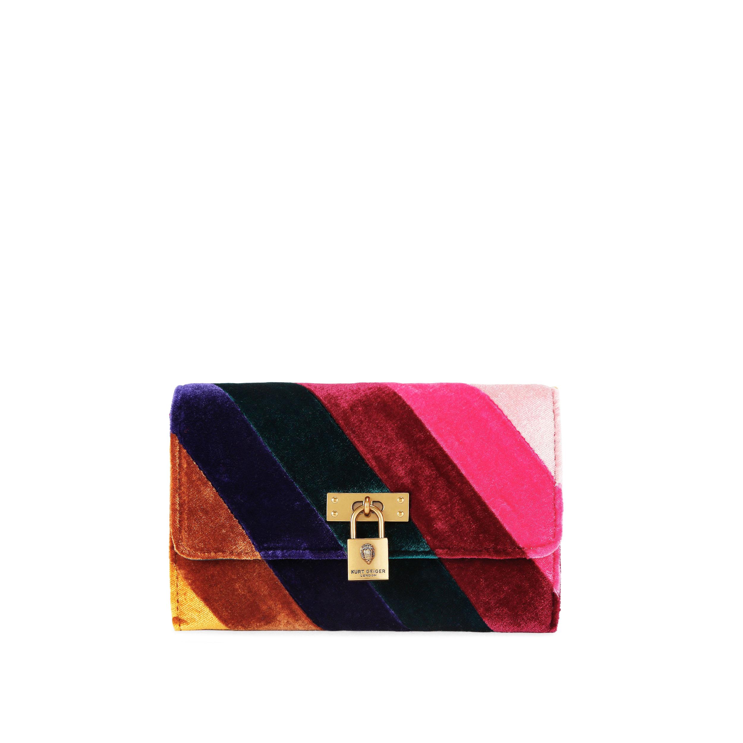 BRIXTON CHAIN WALLET L - KURT GEIGER LONDON EVENING BAGS