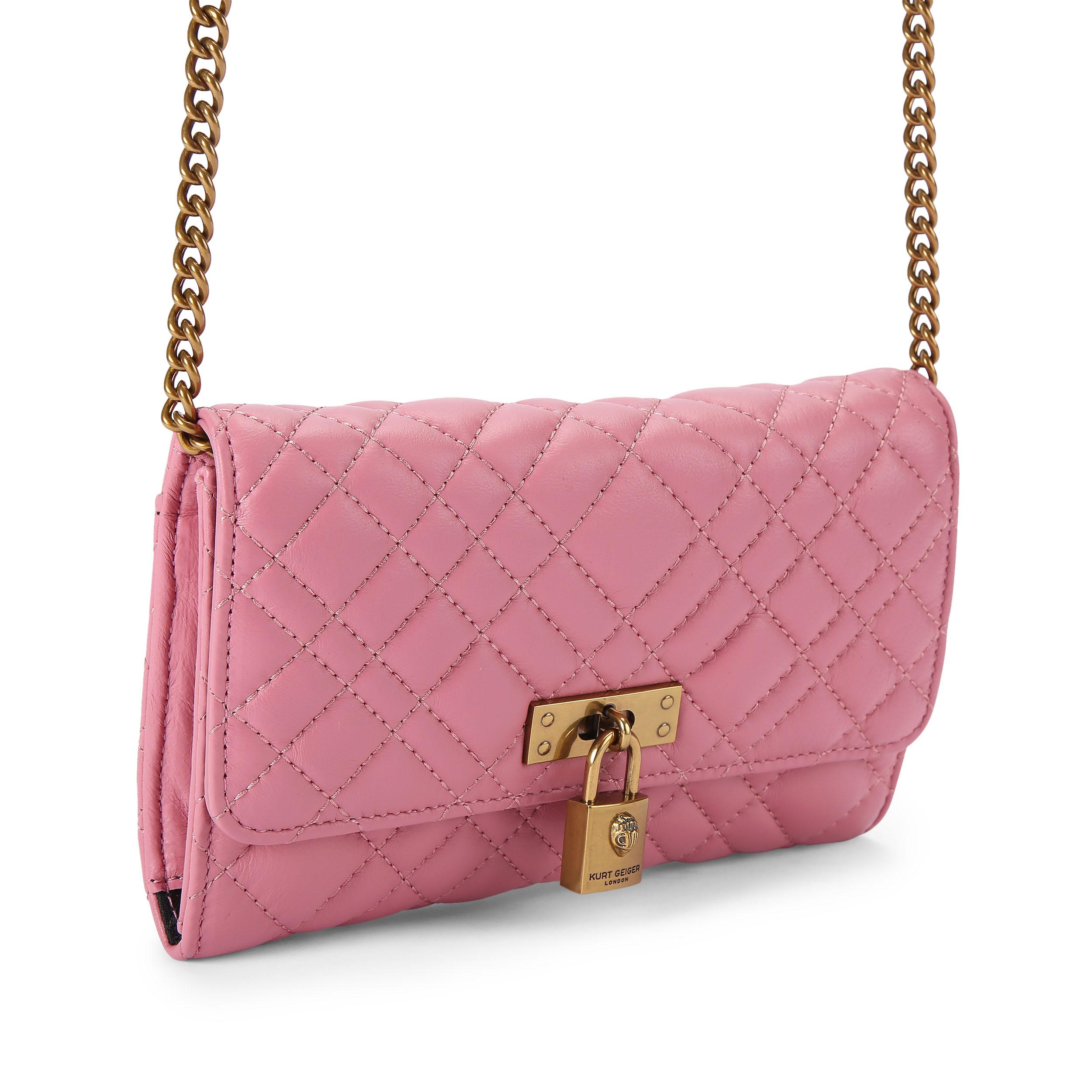 BRIXTON CHAIN WALLET - KURT GEIGER LONDON EVENING BAGS