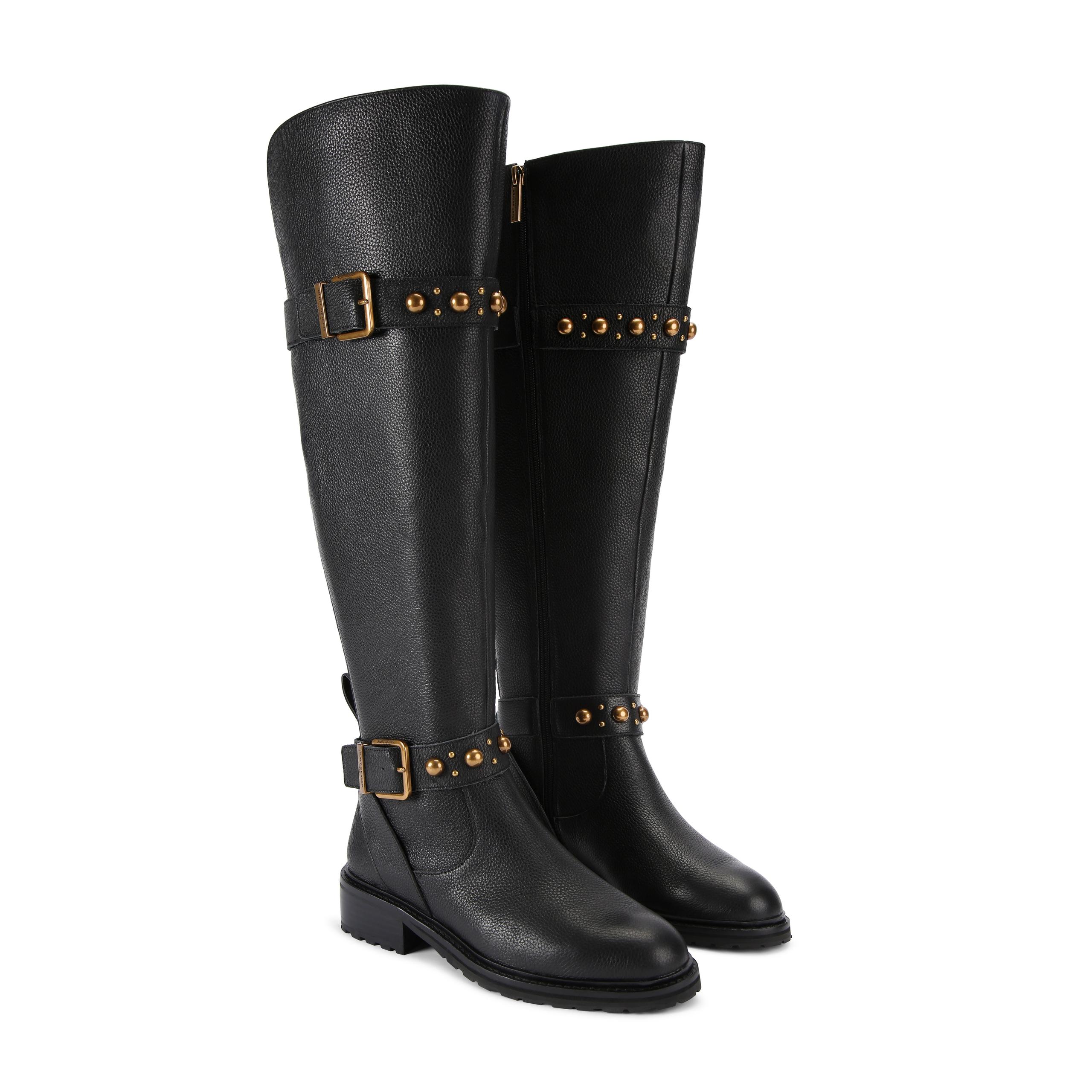 DOME STUD RIDING BOOT - KURT GEIGER LONDON High Leg Boots