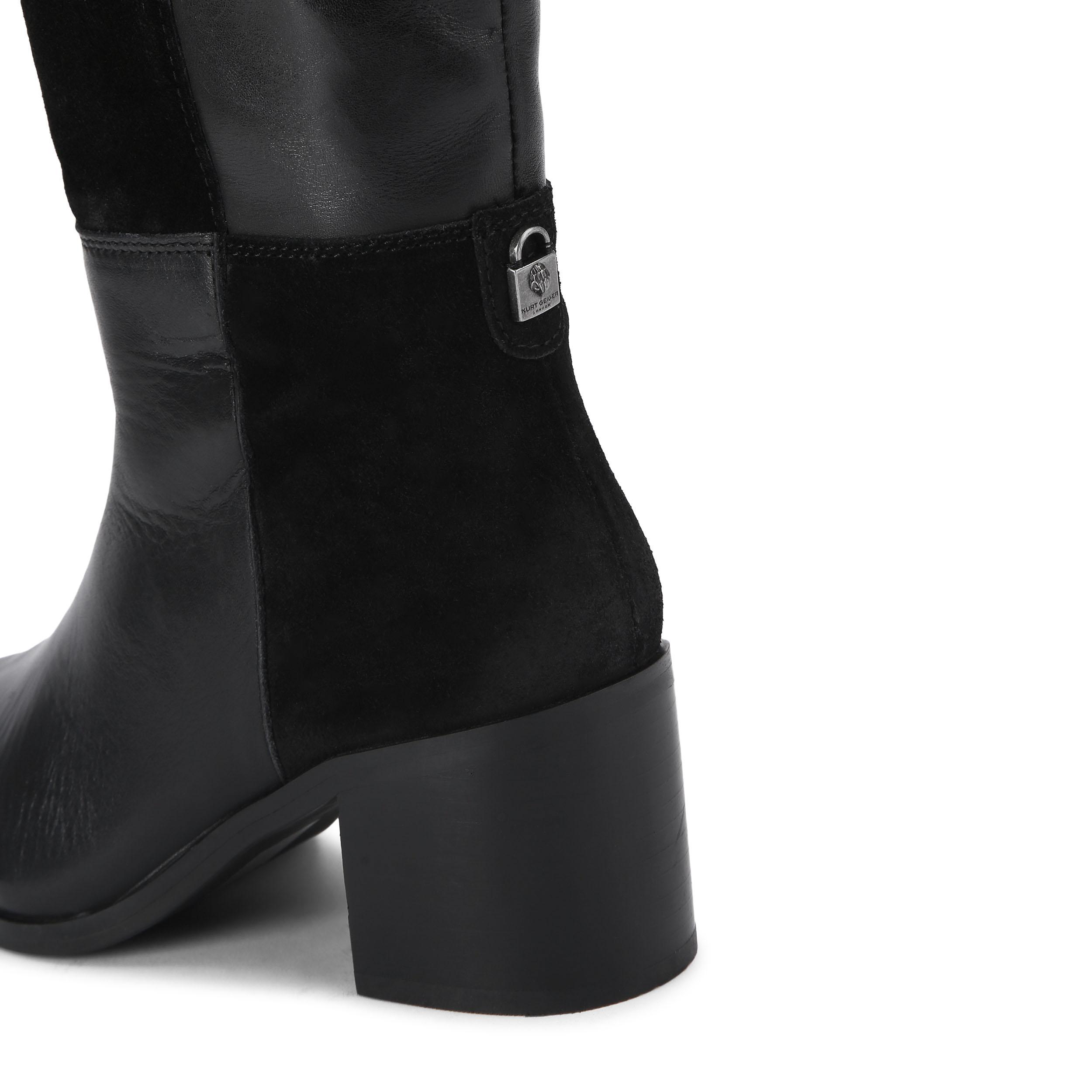 KGL BLOCK HEEL KNEE BOOT - KURT GEIGER LONDON High Leg Boots