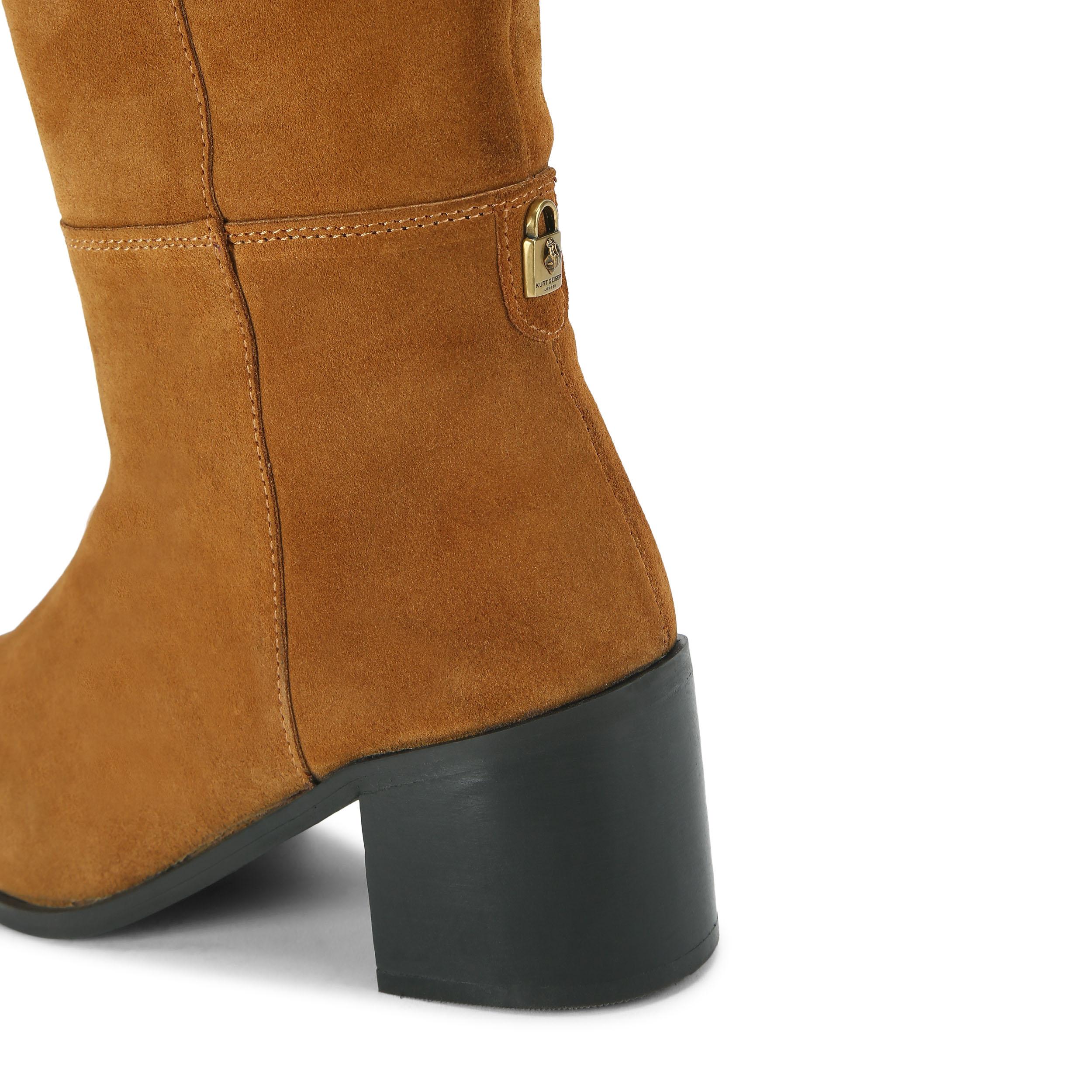 KGL BLOCK HEEL KNEE BOOT - KURT GEIGER LONDON High Leg Boots