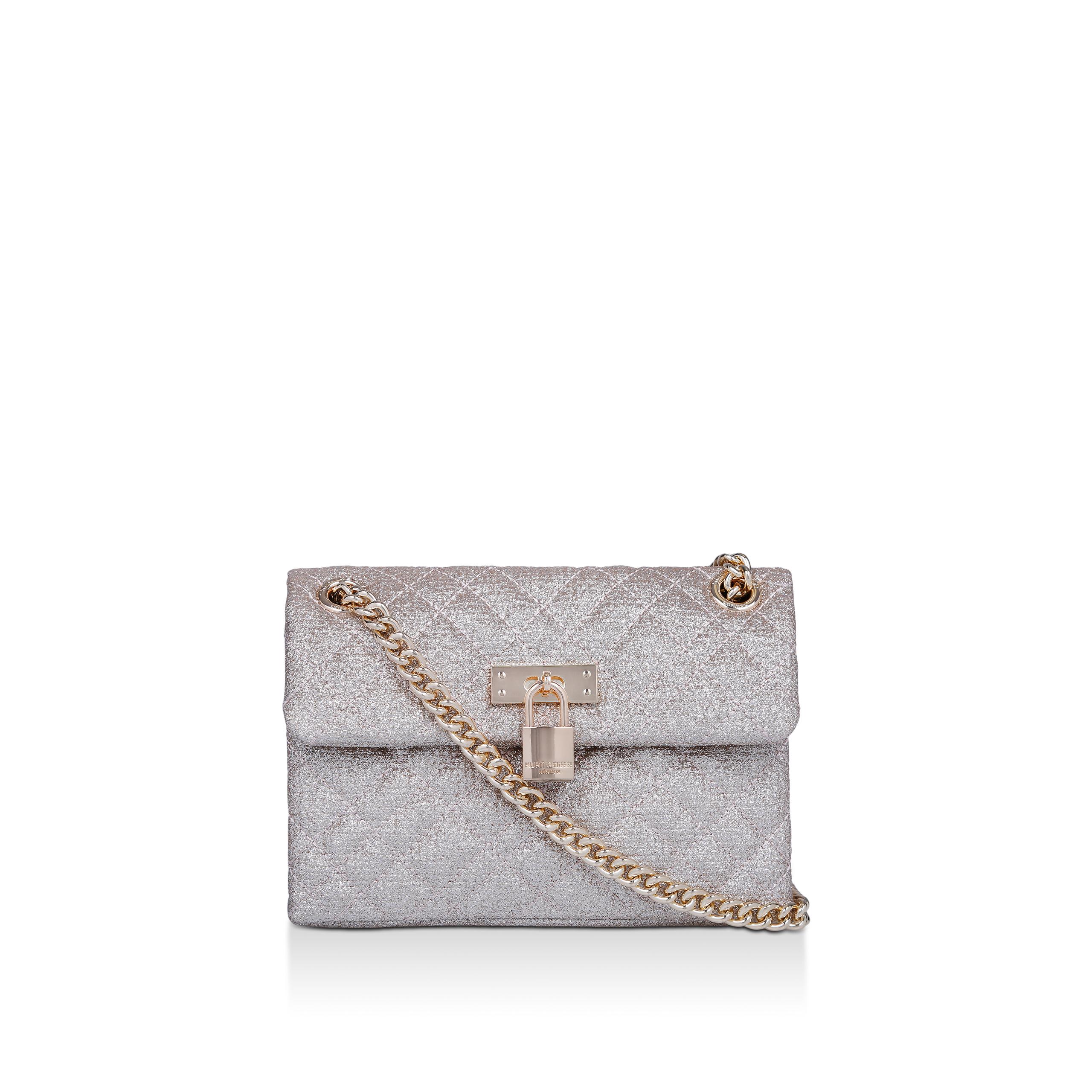 MINI BRIXTON LOCK BAG - KURT GEIGER LONDON EVENING BAGS