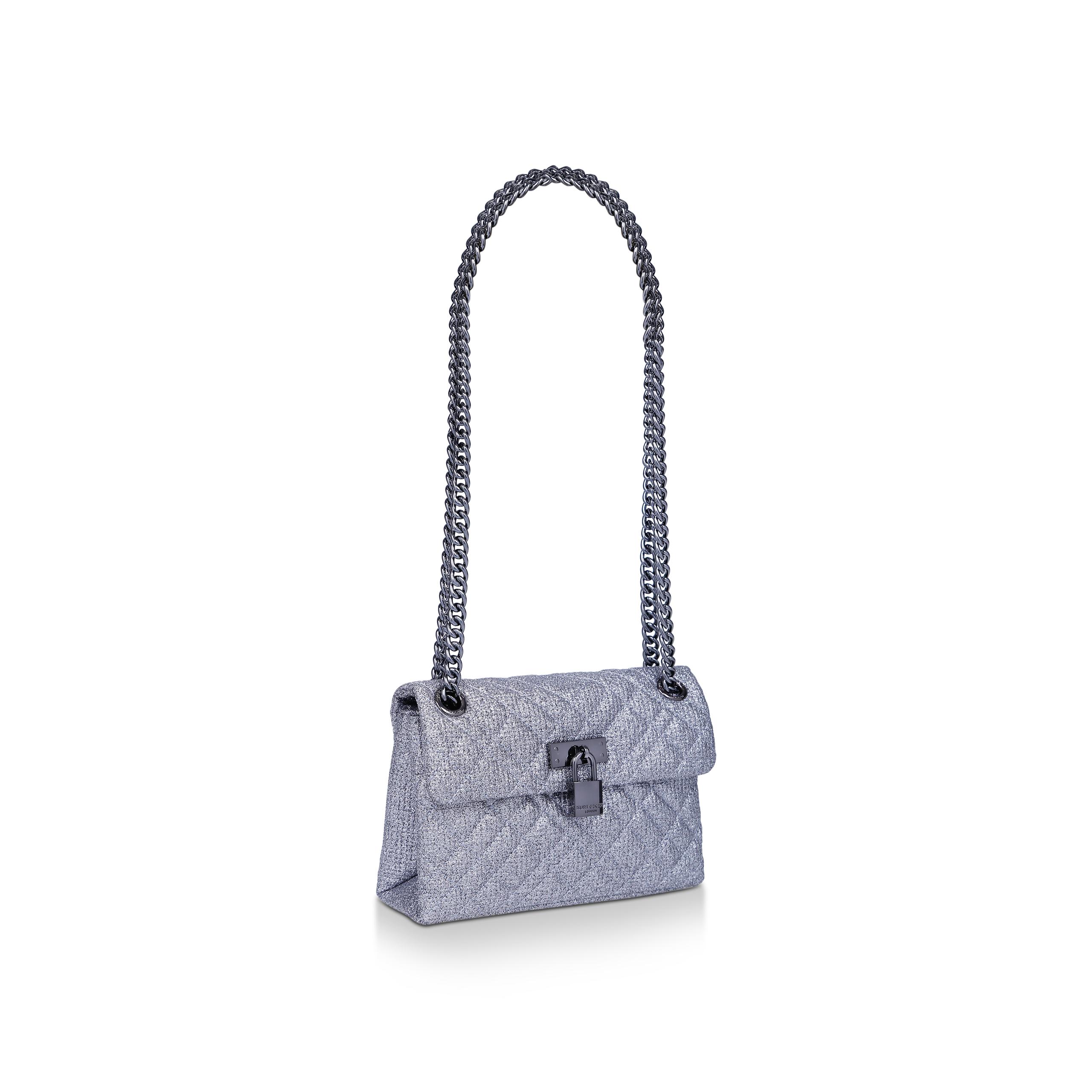 MINI BRIXTON LOCK BAG - KURT GEIGER LONDON EVENING BAGS