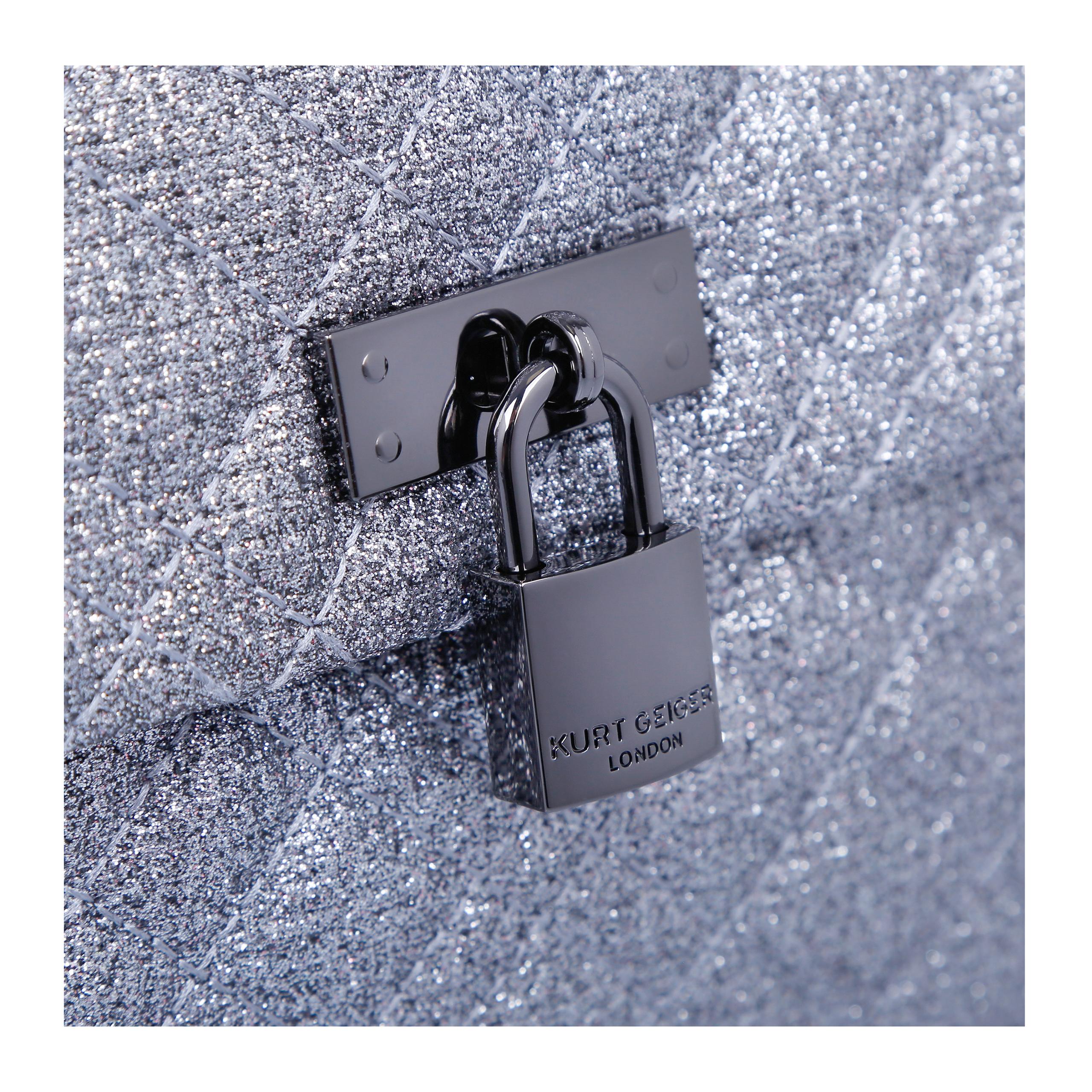 MINI BRIXTON LOCK BAG - KURT GEIGER LONDON EVENING BAGS